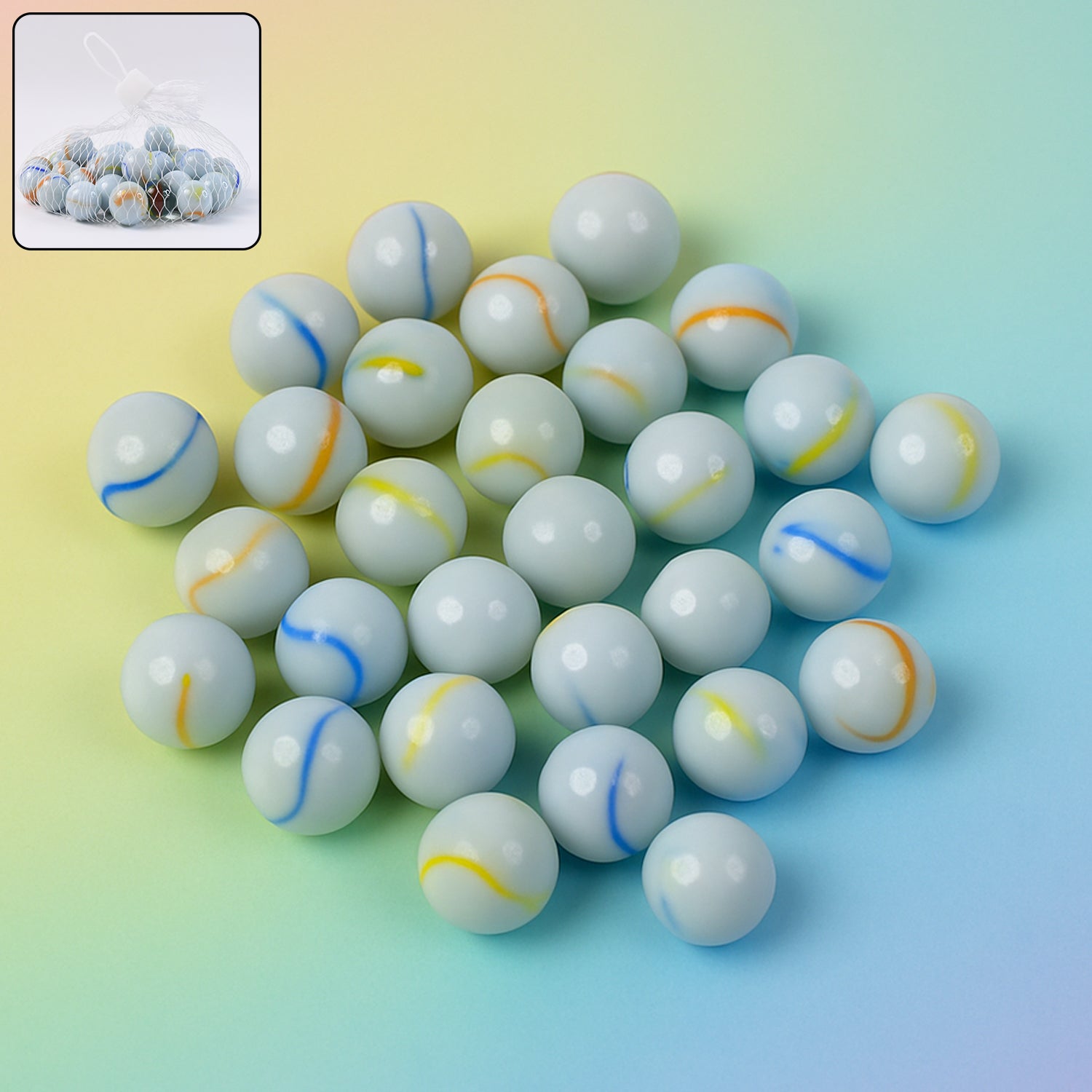 Classic Glass Marbles Pack of Approx 30 Pc – Wukusy